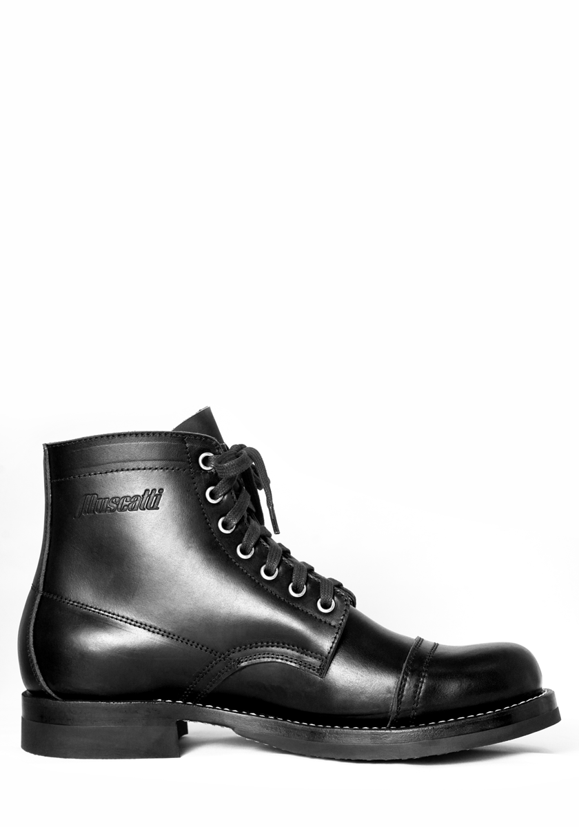 Black Work Boots For Men