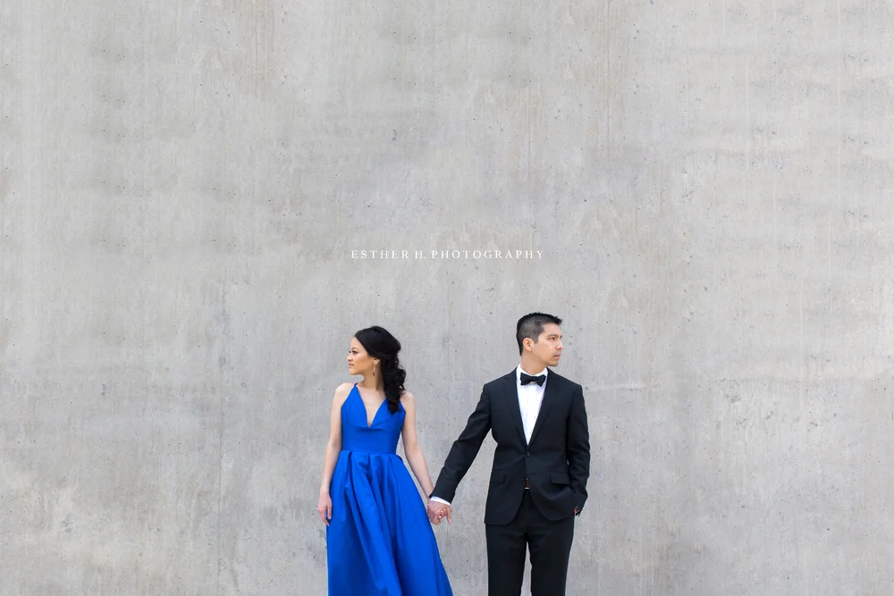Dallas Arts District Engagement Session : Linh + Long — ESTHER H. STUDIO