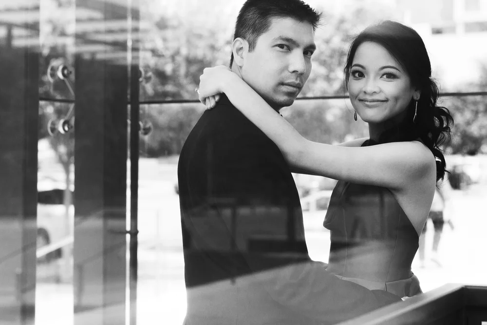 Dallas Arts District Engagement Session : Linh + Long — ESTHER H. STUDIO
