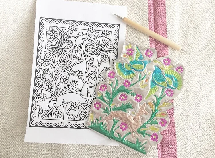 Metal Embossing Decoration Templates PDF — The Crafts Collective