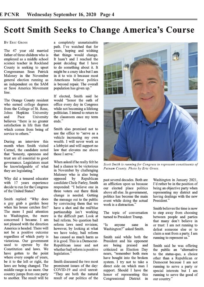 Scott Smith for Congress: News — Scott Smith for Congress