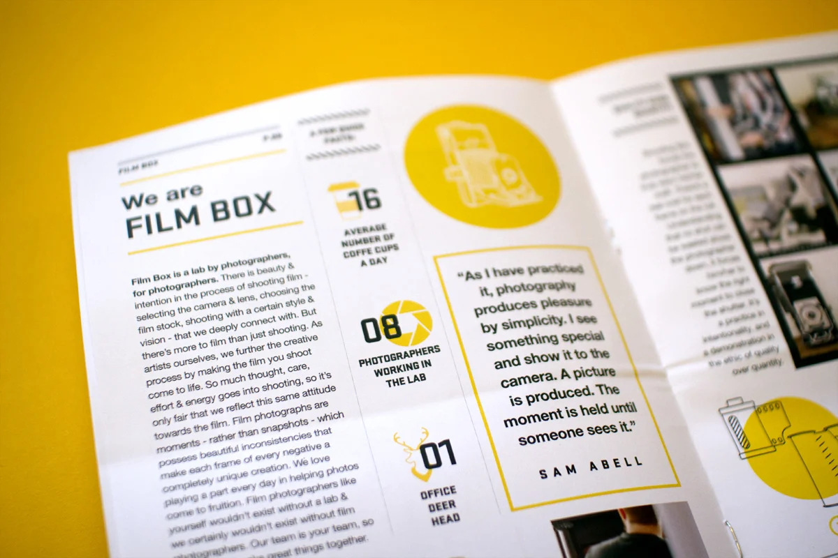 Nashville's Film Box Lab Wooden Box Mail Kit Designed by Russell Shaw ...