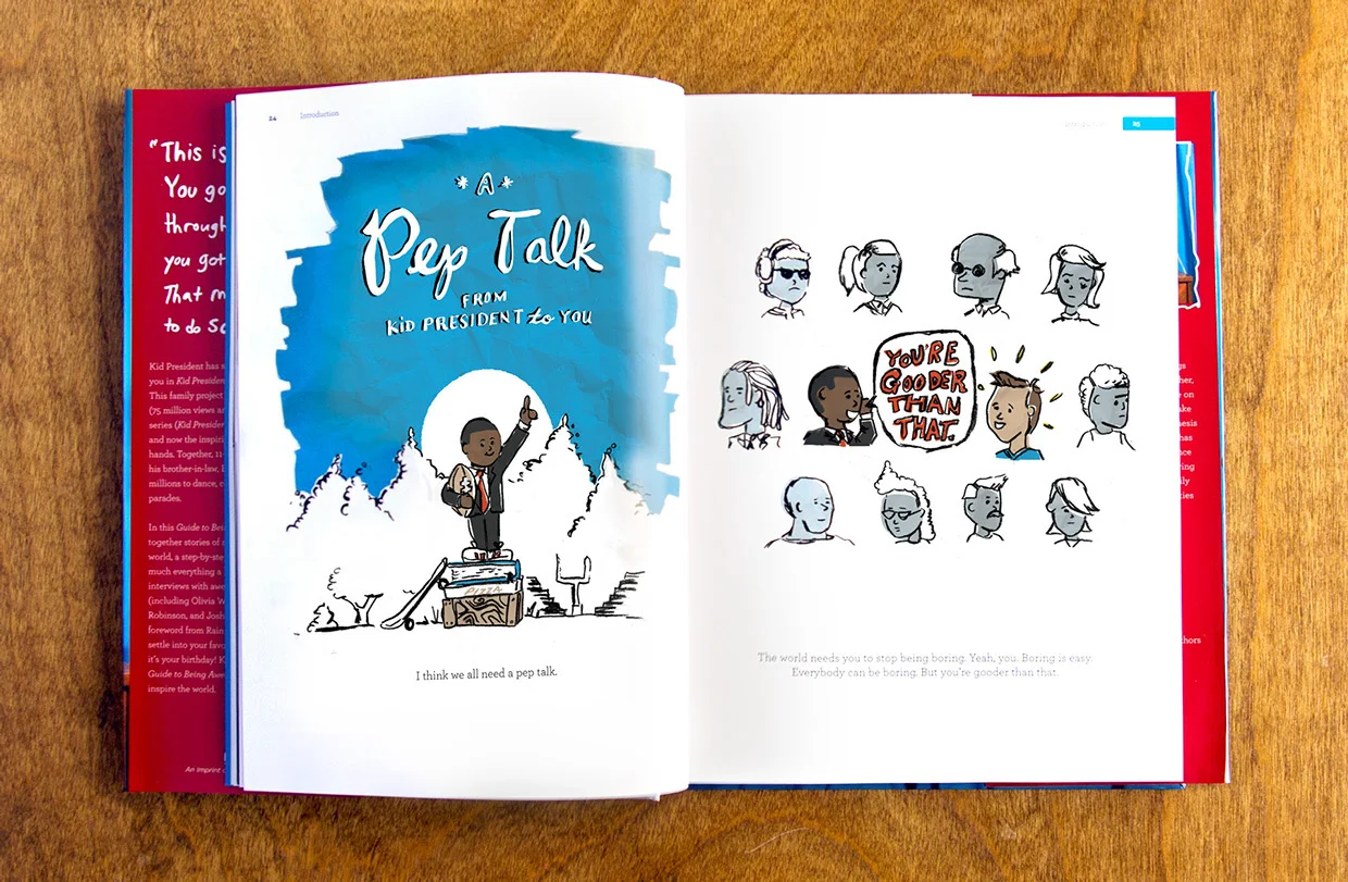 Kid President's Guide to Being Awesome - Book Design, Editorial ...