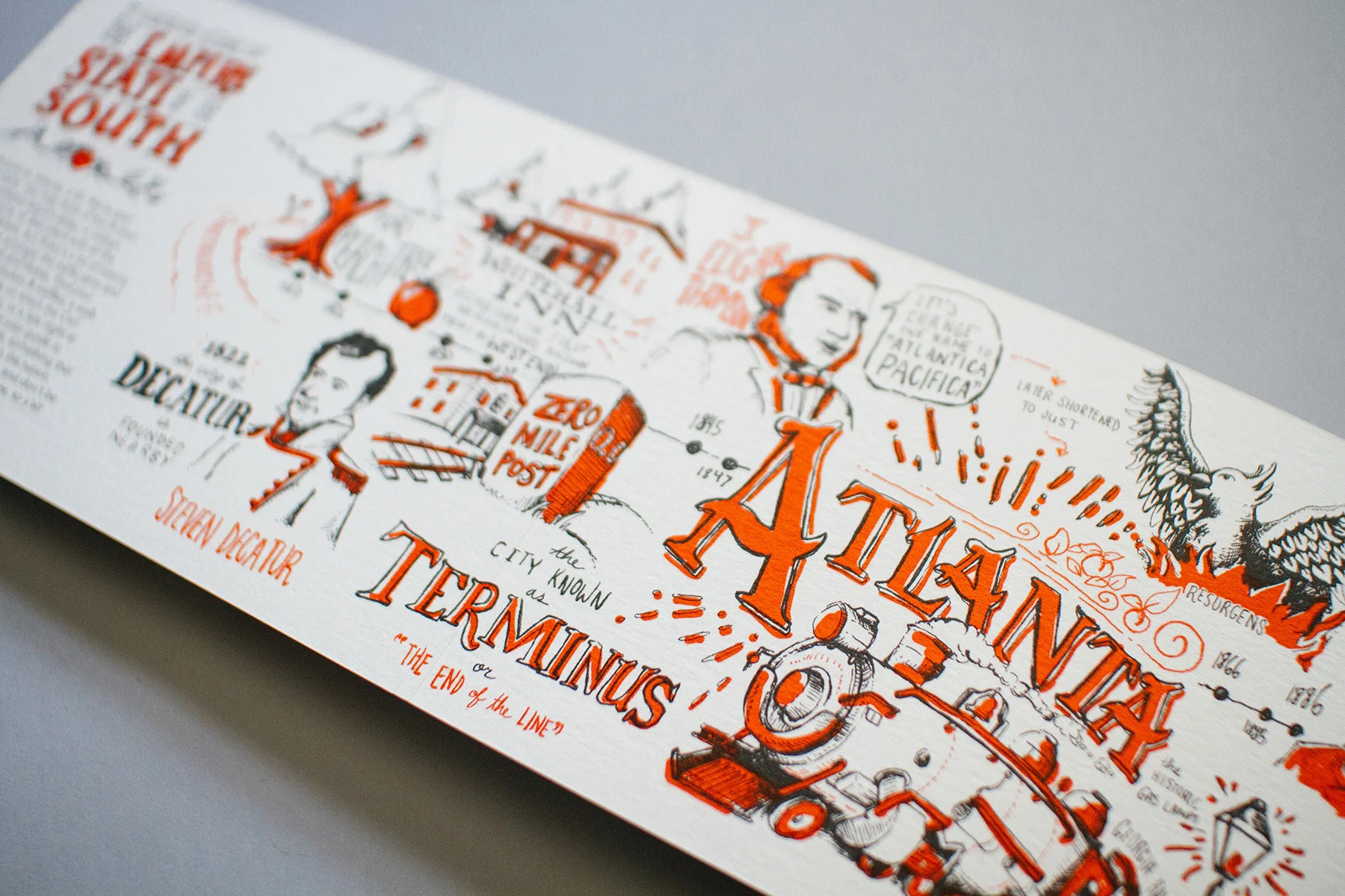 Neenah Presents Atlanta - HOW Design Live 2016 Illustrated City Map and ...