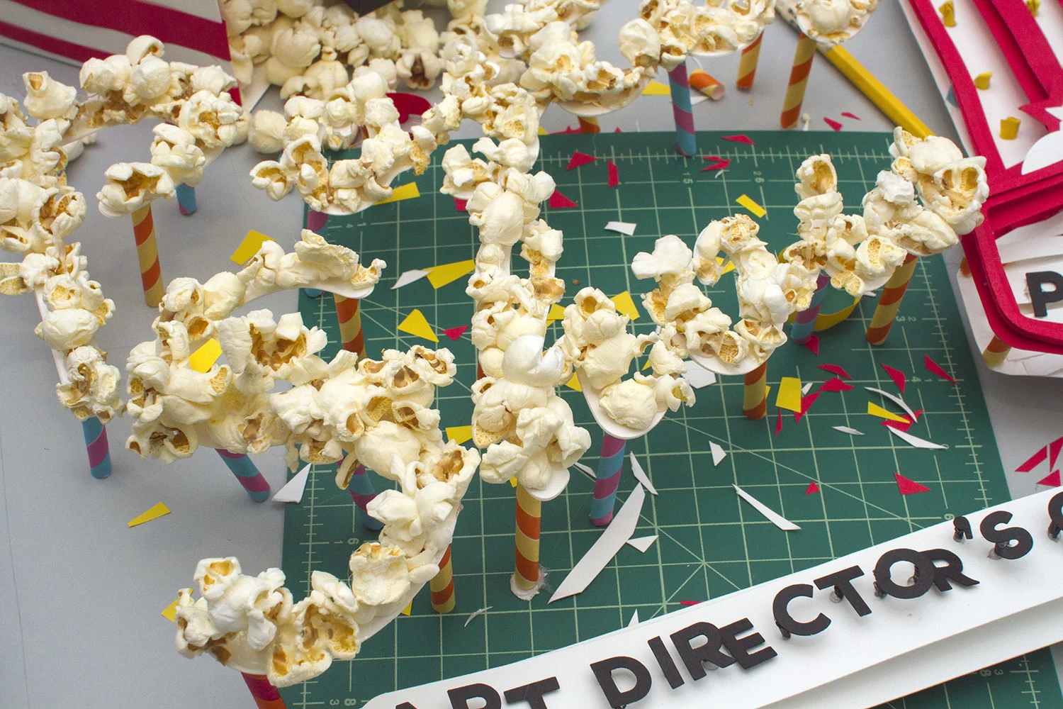 AIGA Atlanta 2017 Poster Show Branding with Popcorn Typography and ...