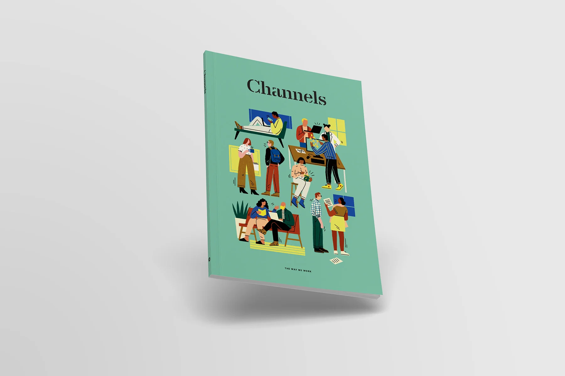 Slack's "Channels" Magazine Design and Art Direction — Russell Shaw