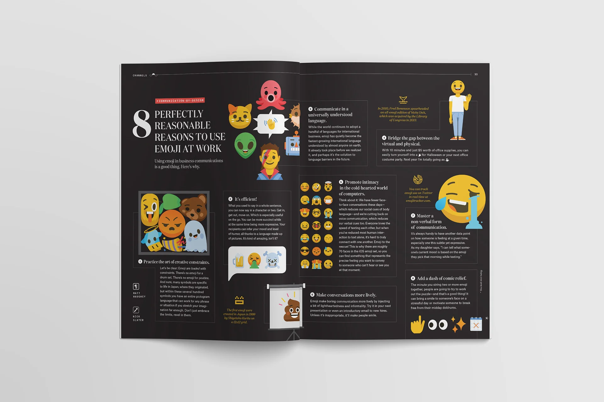 Slack's "Channels" Magazine Design and Art Direction — Russell Shaw