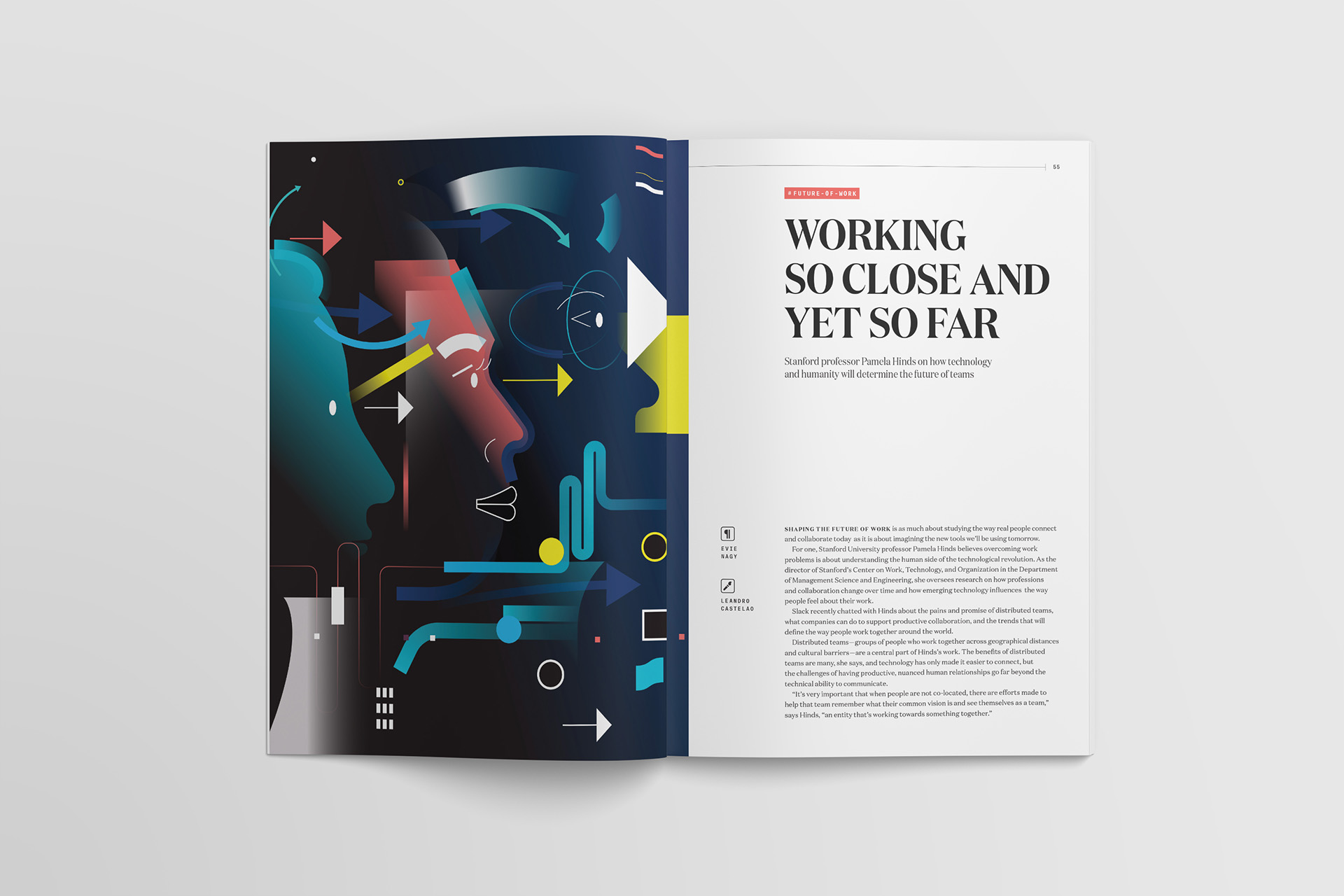 Slack's "Channels" Magazine Design and Art Direction — Russell Shaw