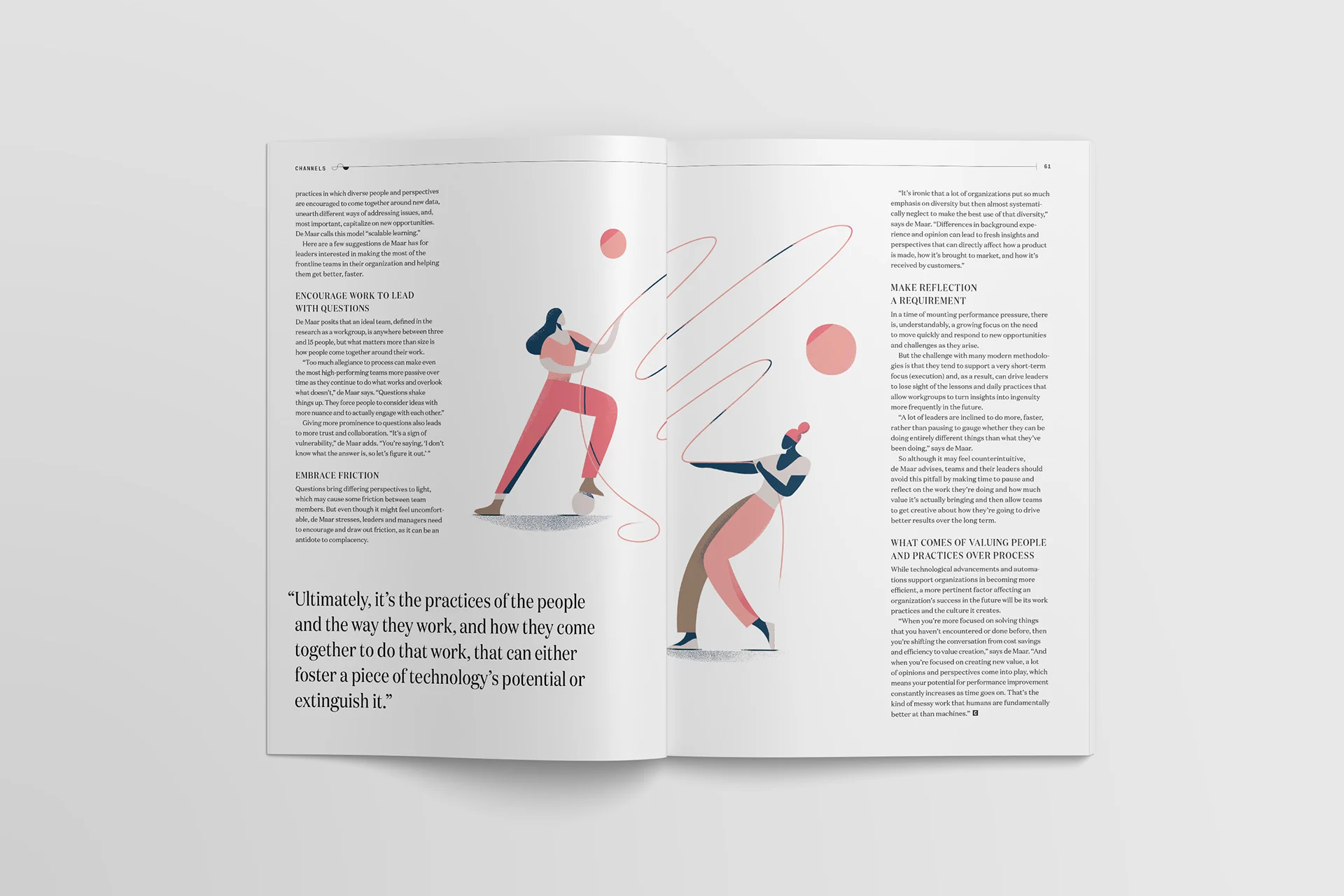 Slack's "Channels" Magazine Design and Art Direction — Russell Shaw