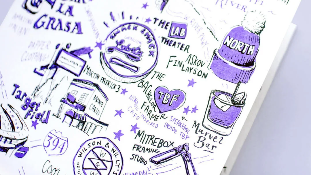 Hand-Drawn, Colorful Cultural City Map Illustrations — Russell Shaw