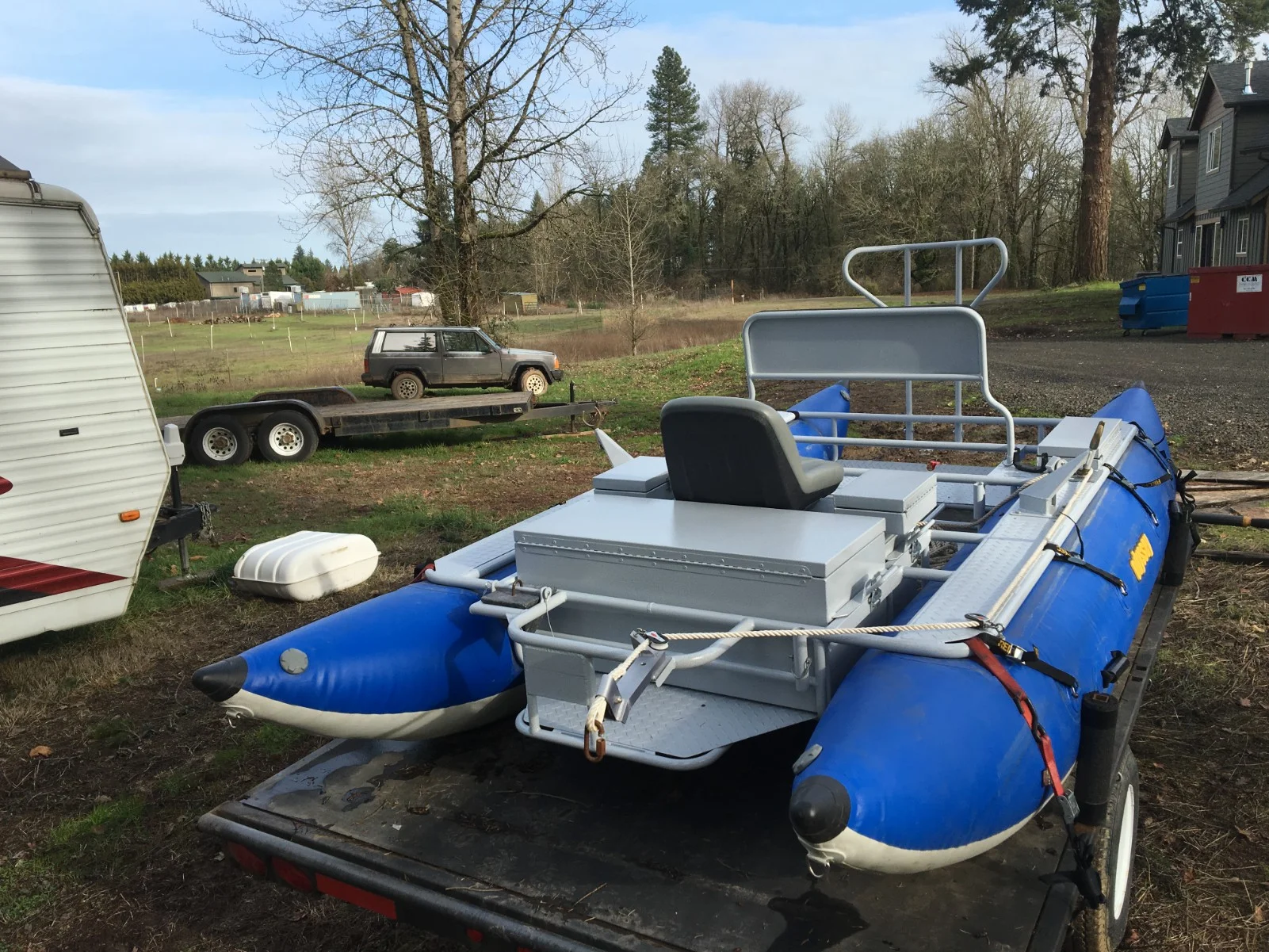 Raft & Cataraft Frames Recretec - Customer Fishing Cat Boat Gallery