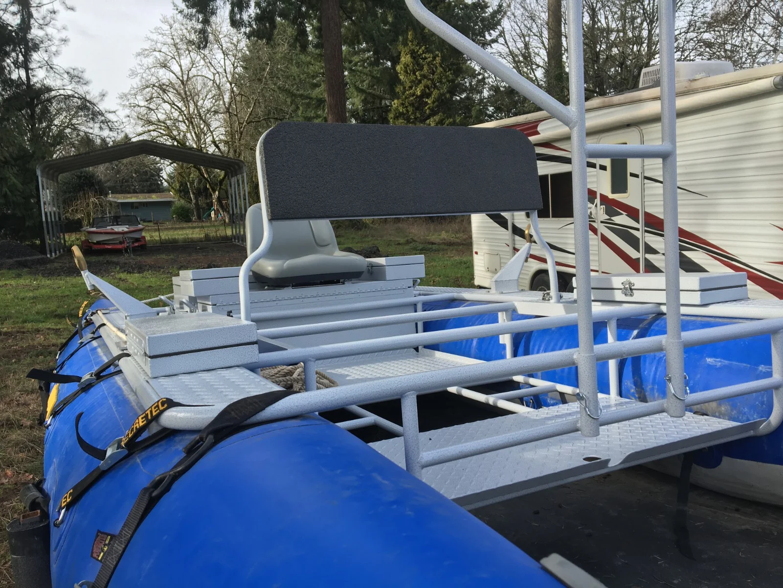 Raft & Cataraft Frames Recretec - Customer Fishing Cat Boat Gallery