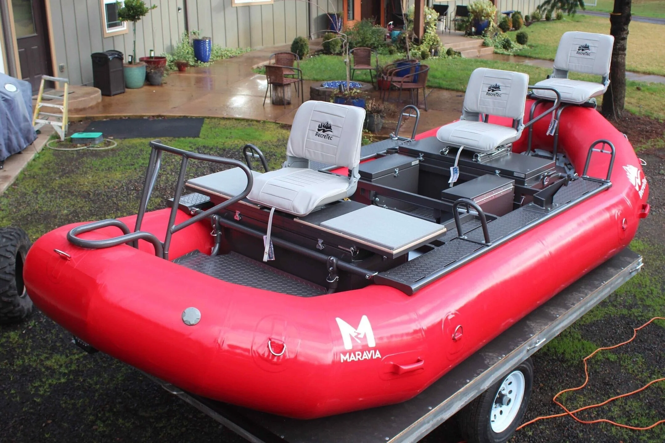 Raft & Cataraft Frames Recretec - Customer Fishing Raft Gallery