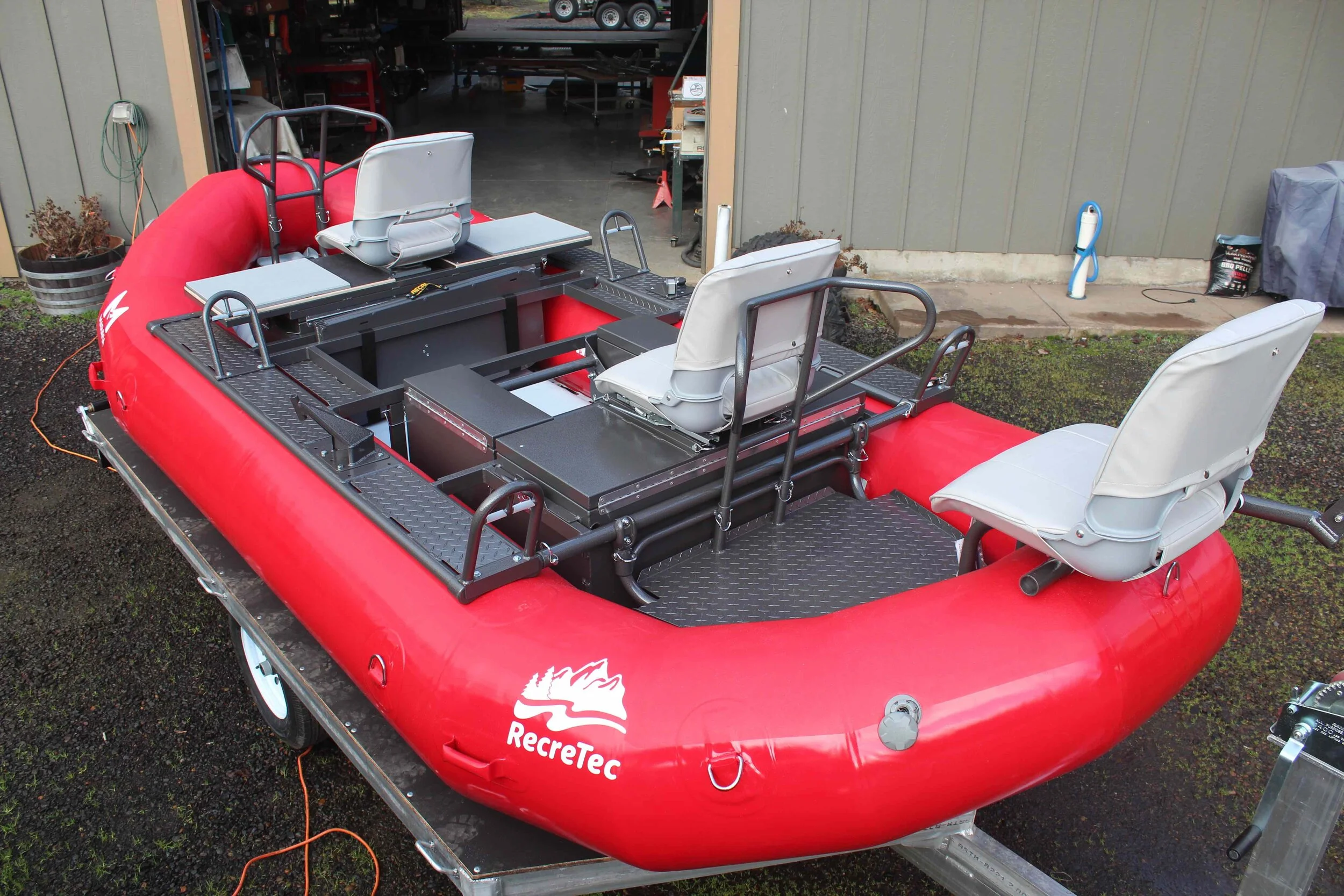 Raft & Cataraft Frames Recretec - Customer Fishing Raft Gallery