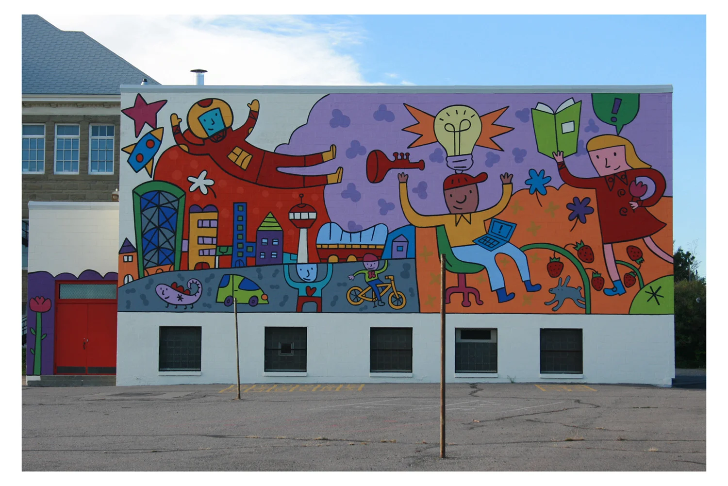 Sunalta School Mural — Bernbaum Architect Ltd.