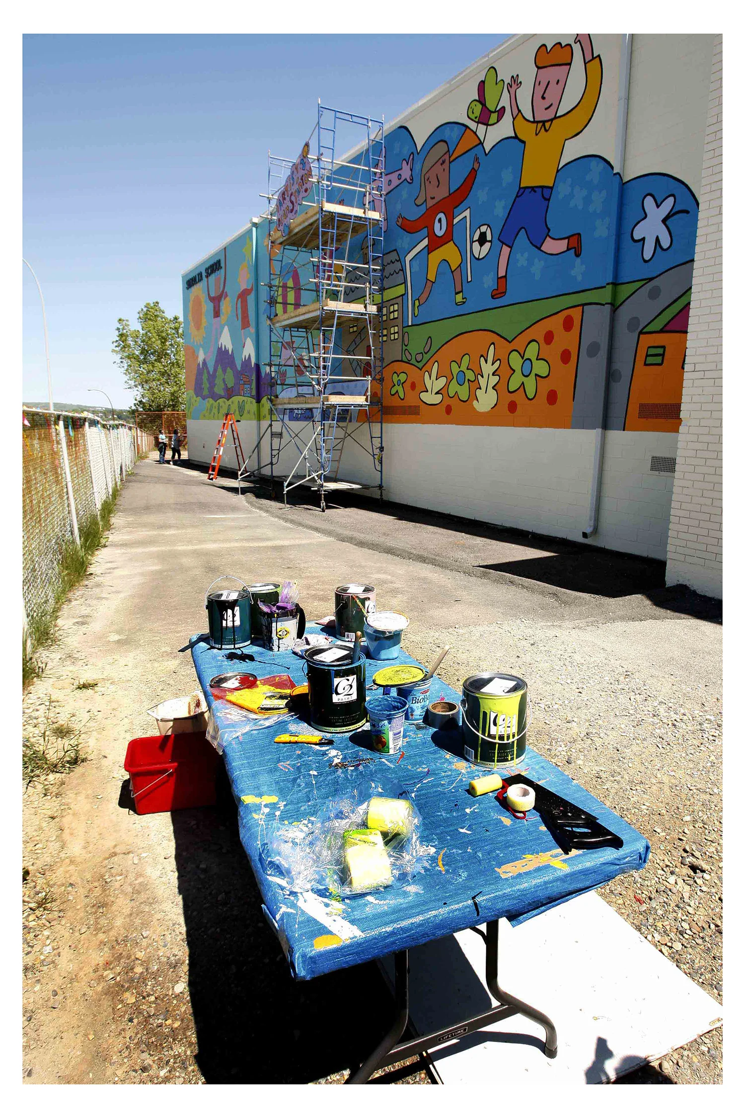 Sunalta School Mural — Bernbaum Architect Ltd.