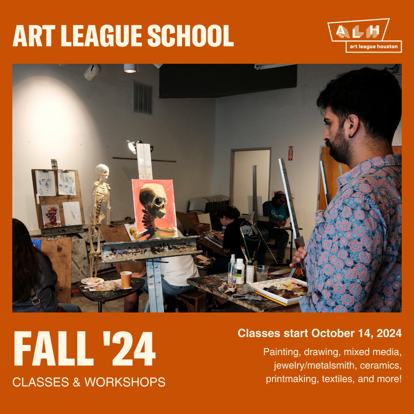 Fall 2024 Classes & Workshops — Art League Houston