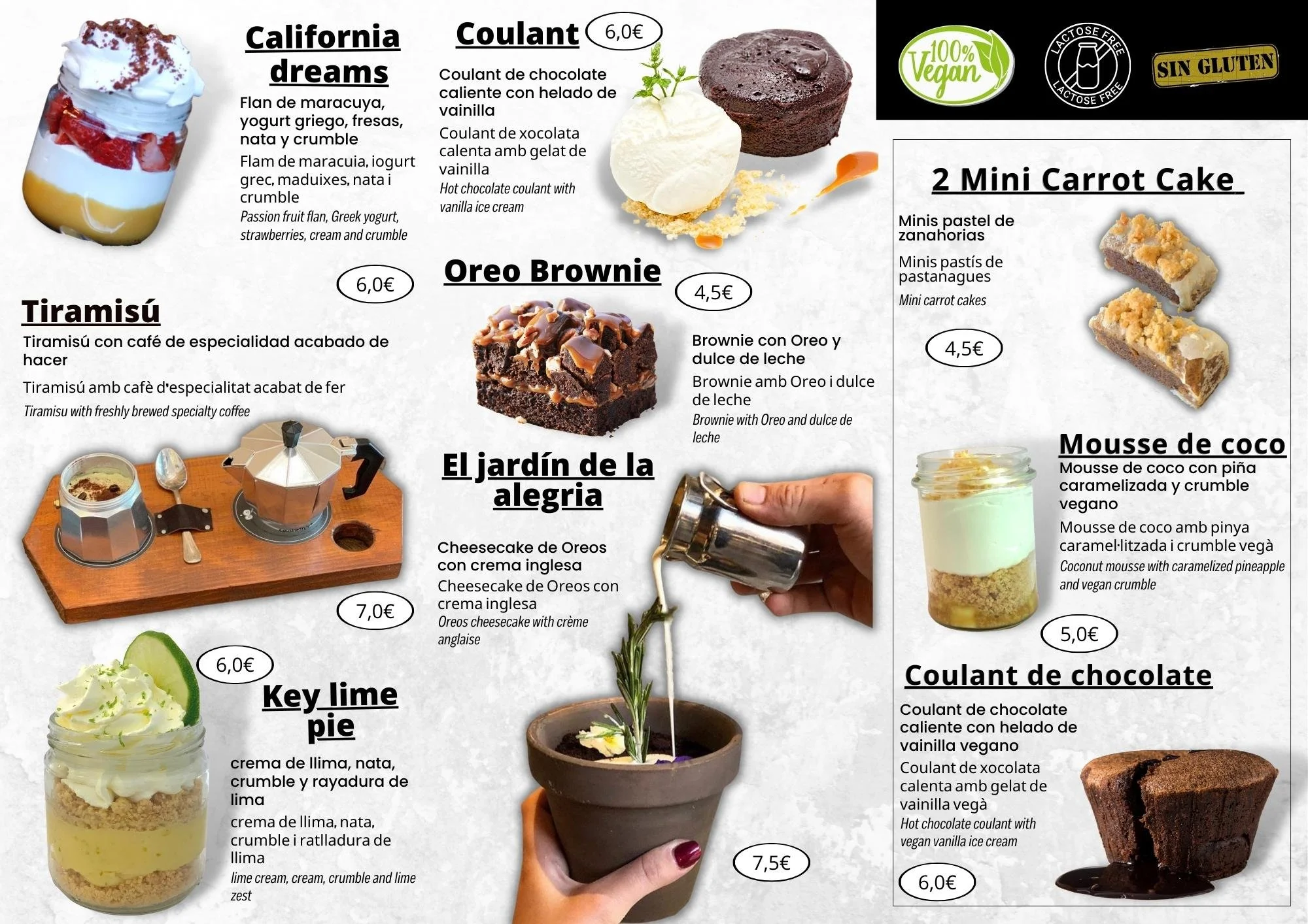 MENU — Somewhere Cafe