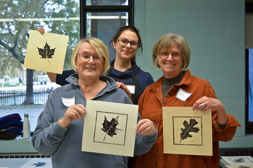 LEAF Linocut Workshop — Alan Li