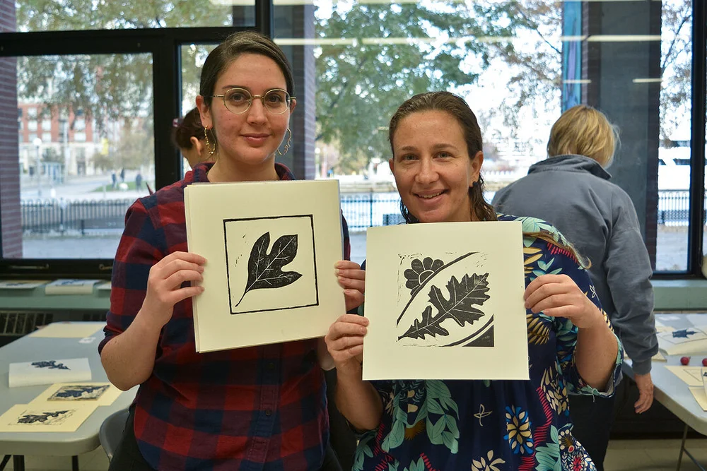 LEAF Linocut Workshop — Alan Li