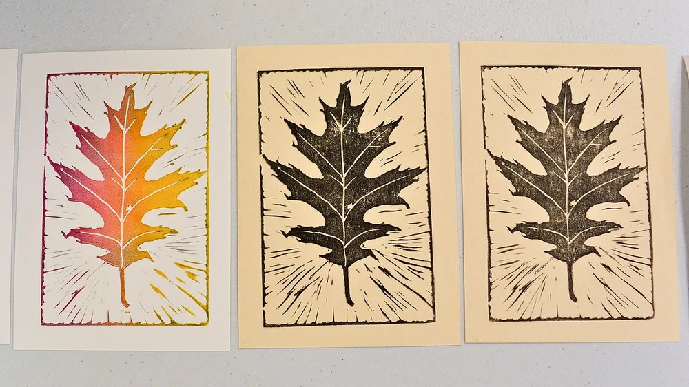 High Park Nature Centre Linocut Workshop — Alan Li