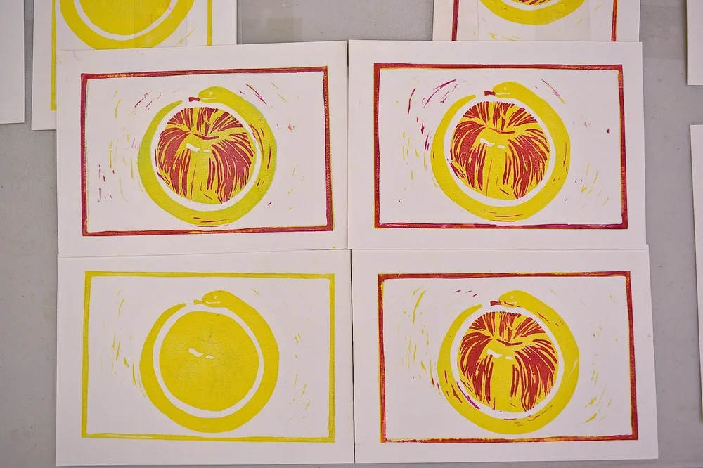 TBG Linocut Reduction Class — Alan Li