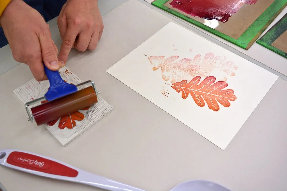 TBG Linocut Class Nov. 16th — Alan Li