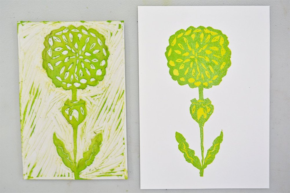 TBG Lino Reduction Printmaking — Alan Li