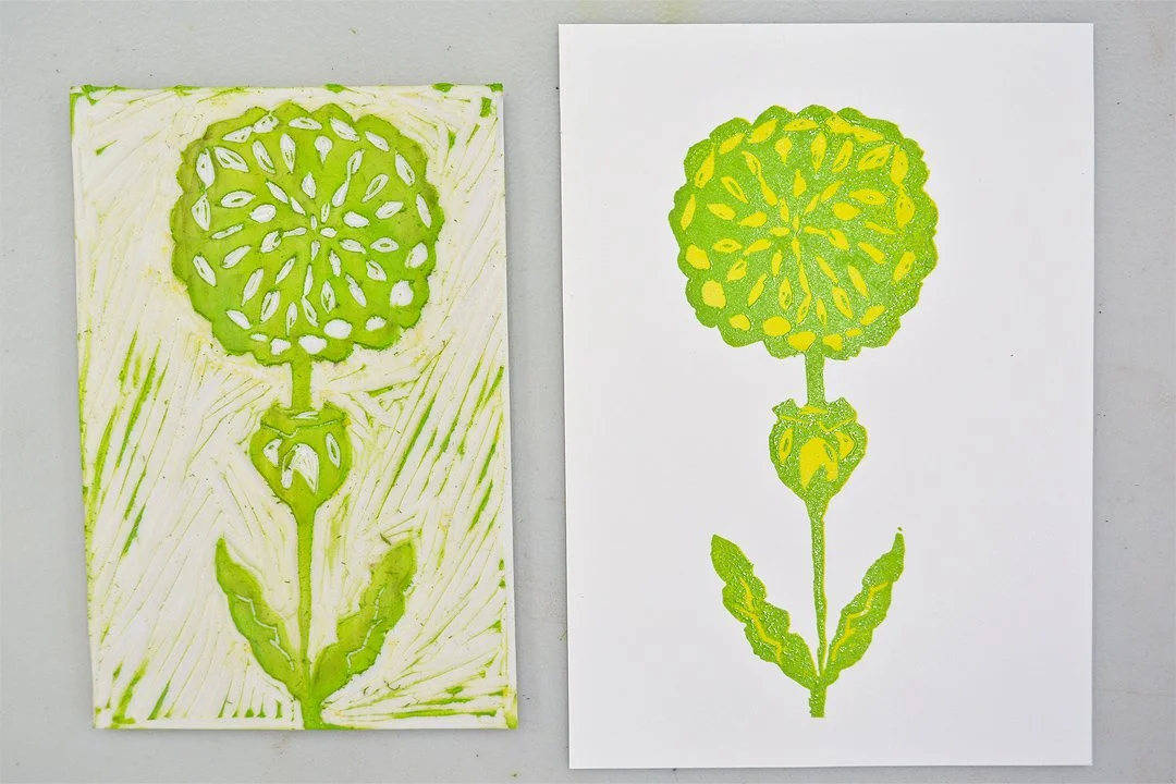 TBG Lino Reduction Printmaking — Alan Li