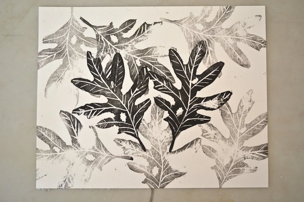 TBG Linocut Class Nov. 9th — Alan Li