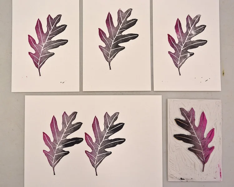 TBG Linocut Class Nov. 16th — Alan Li