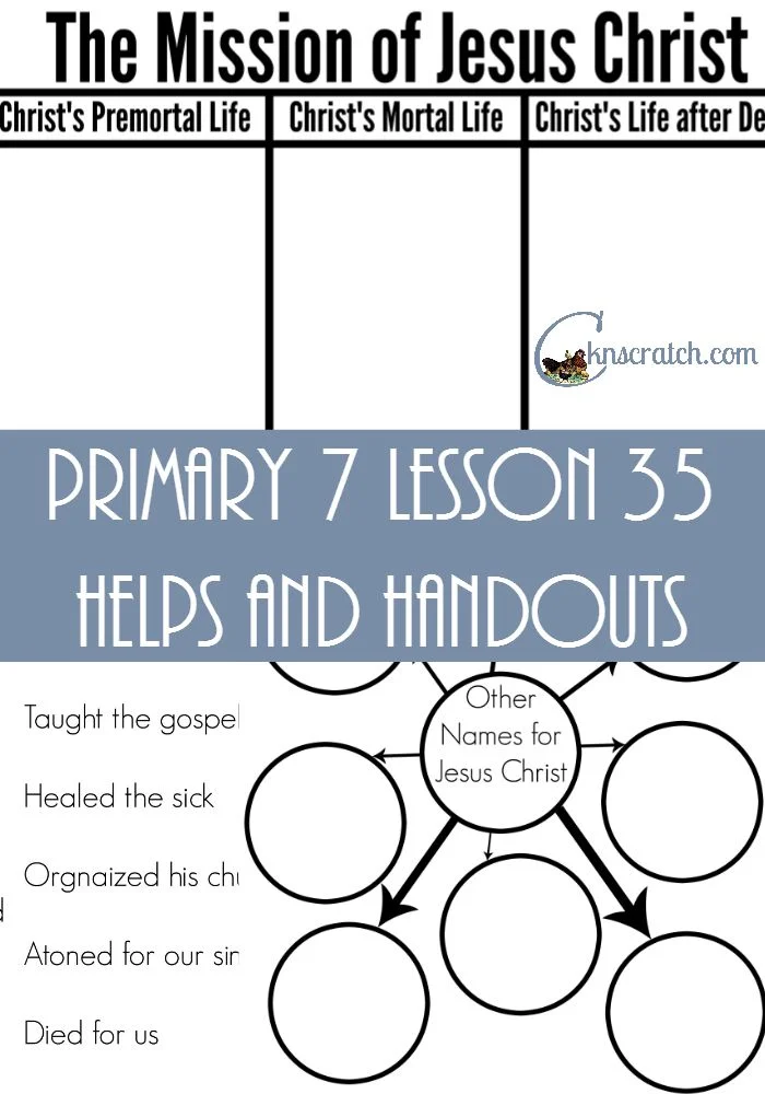 The Mission of Jesus Christ — Chicken Scratch N Sniff