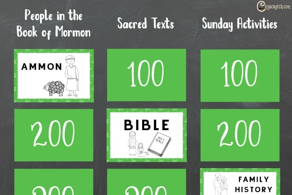 Bible Pictionary Cards