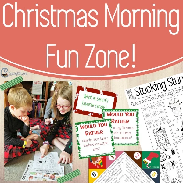 How to Set Up a Christmas Morning Fun Zone (and get more sleep ...