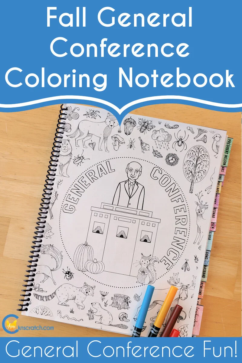 Apostle Coloring Notebook for General Conference (Instant Download ...