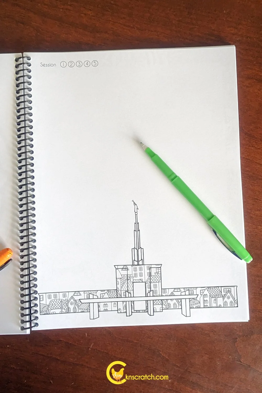 Easter Coloring Poster — Chicken Scratch N Sniff