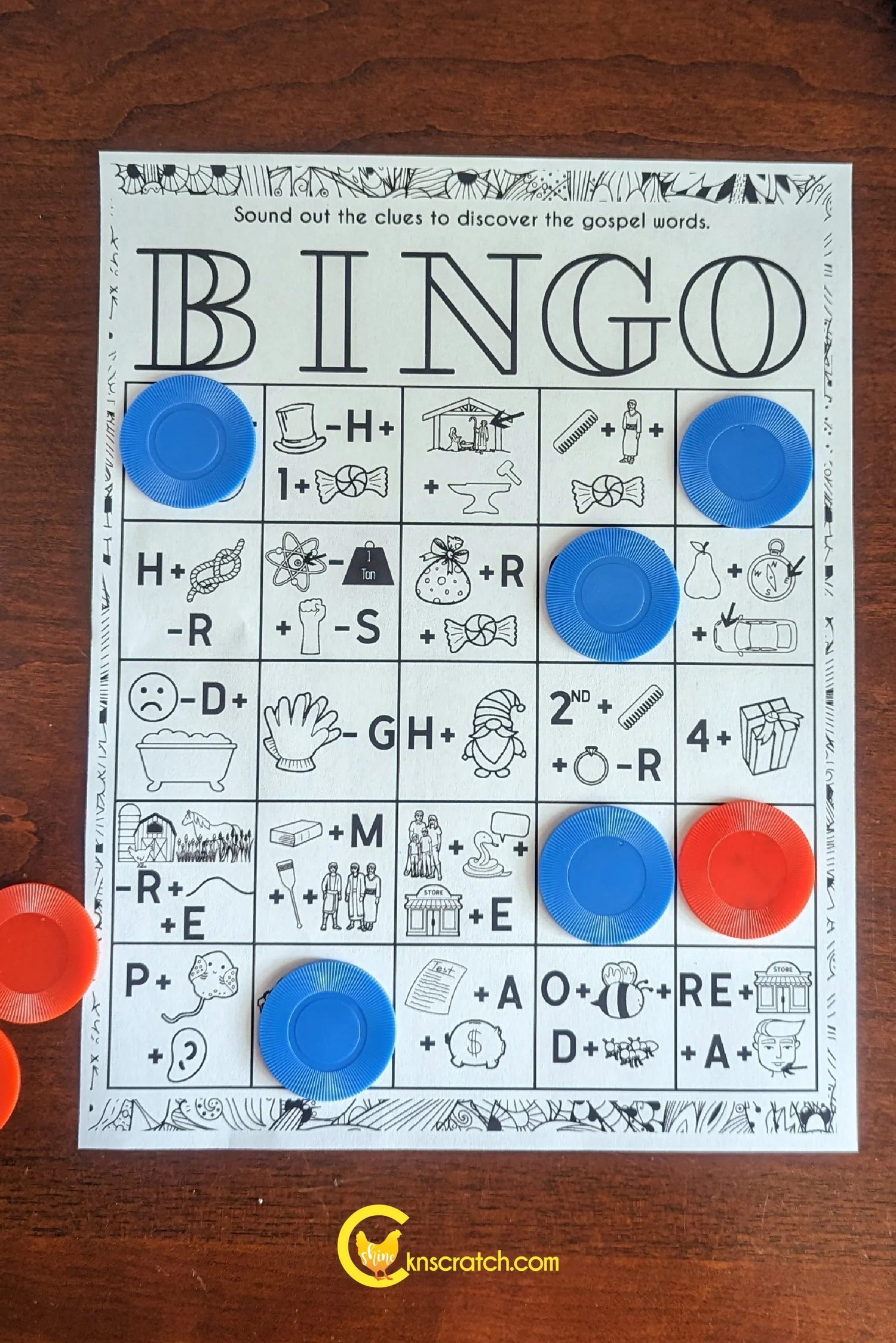 Apostle Bingo (Instant Download) — Chicken Scratch N Sniff