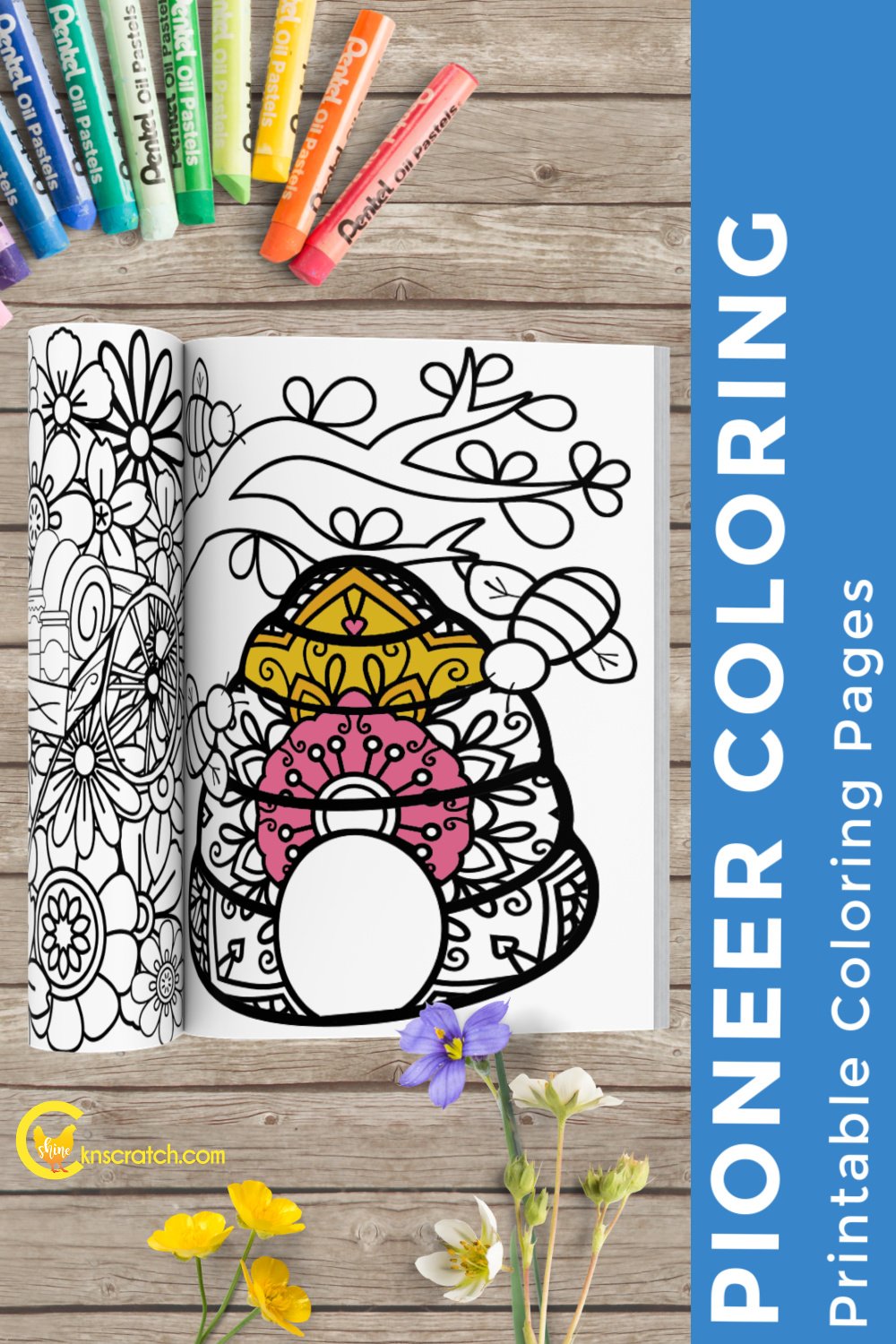 Baptism Coloring Poster — Chicken Scratch N Sniff