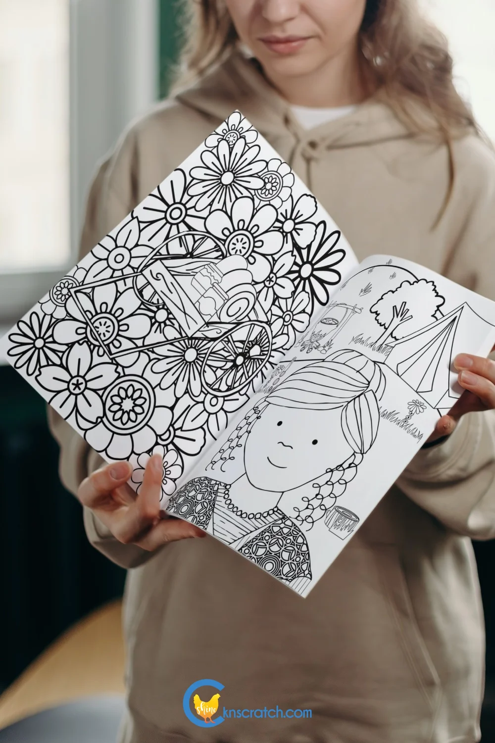 Baptism Coloring Poster — Chicken Scratch N Sniff