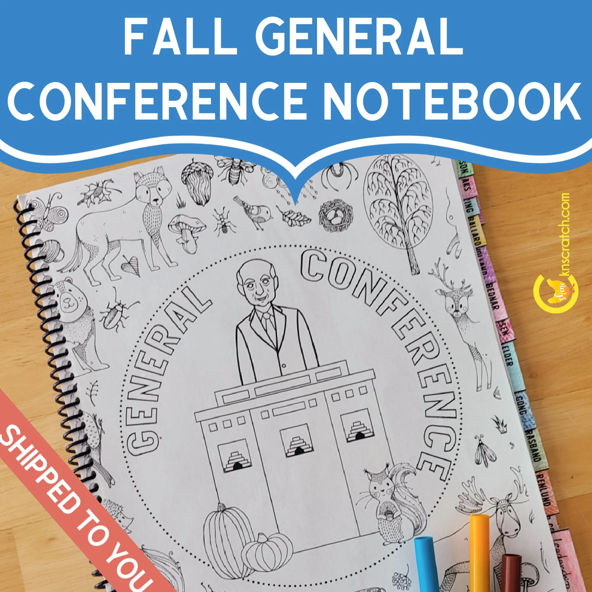 Vibrant General Conference Notebooks (Ships to You) — Chicken Scratch N ...