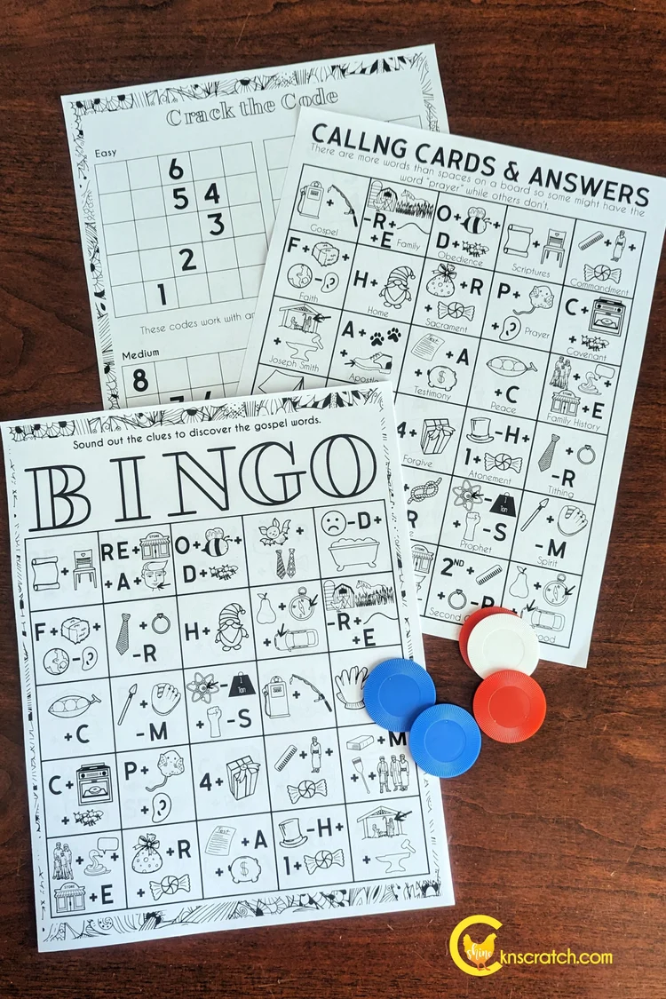 Apostle Bingo (Instant Download) — Chicken Scratch N Sniff