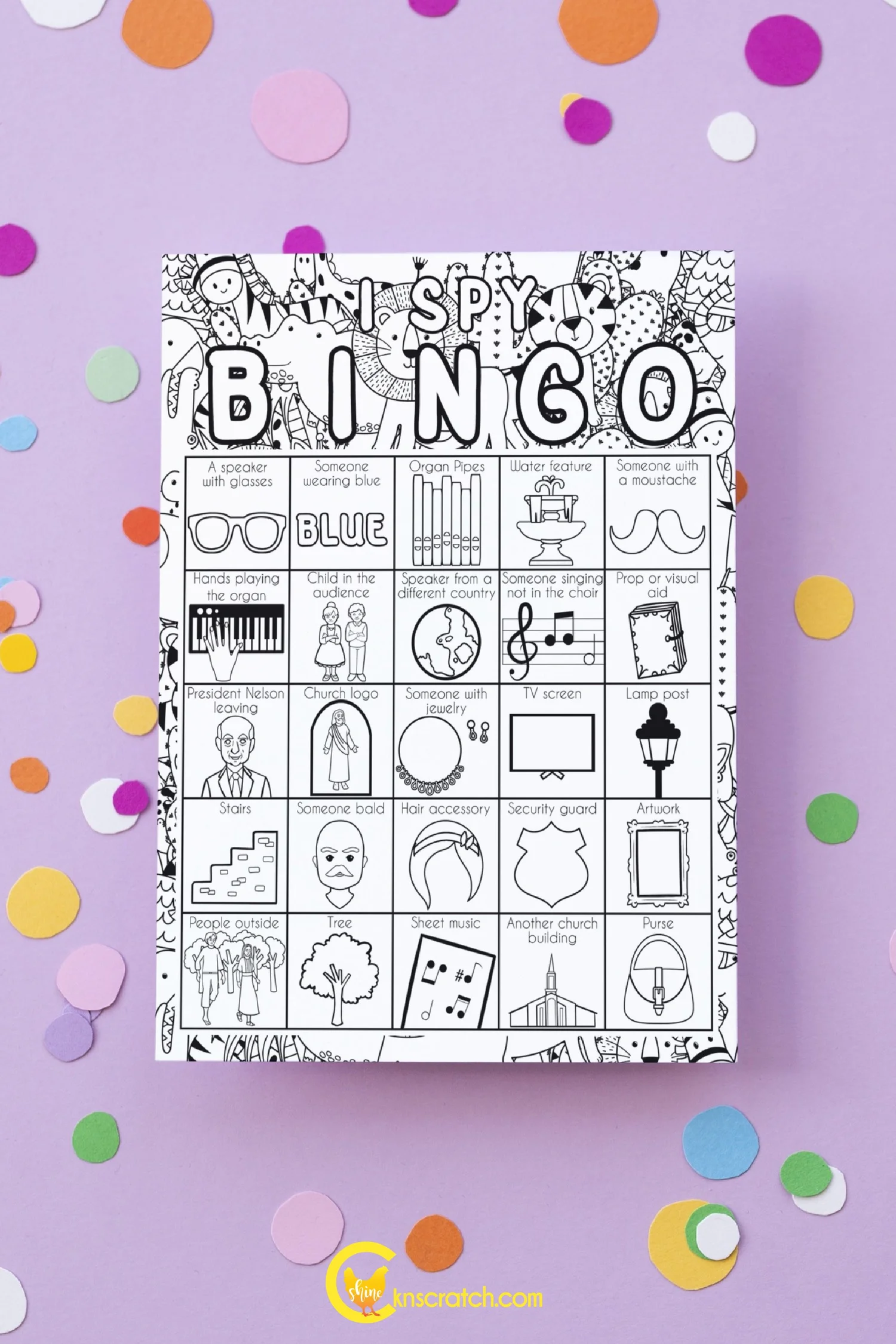 General Conference Board Game (Print & Ship) — Chicken Scratch N Sniff