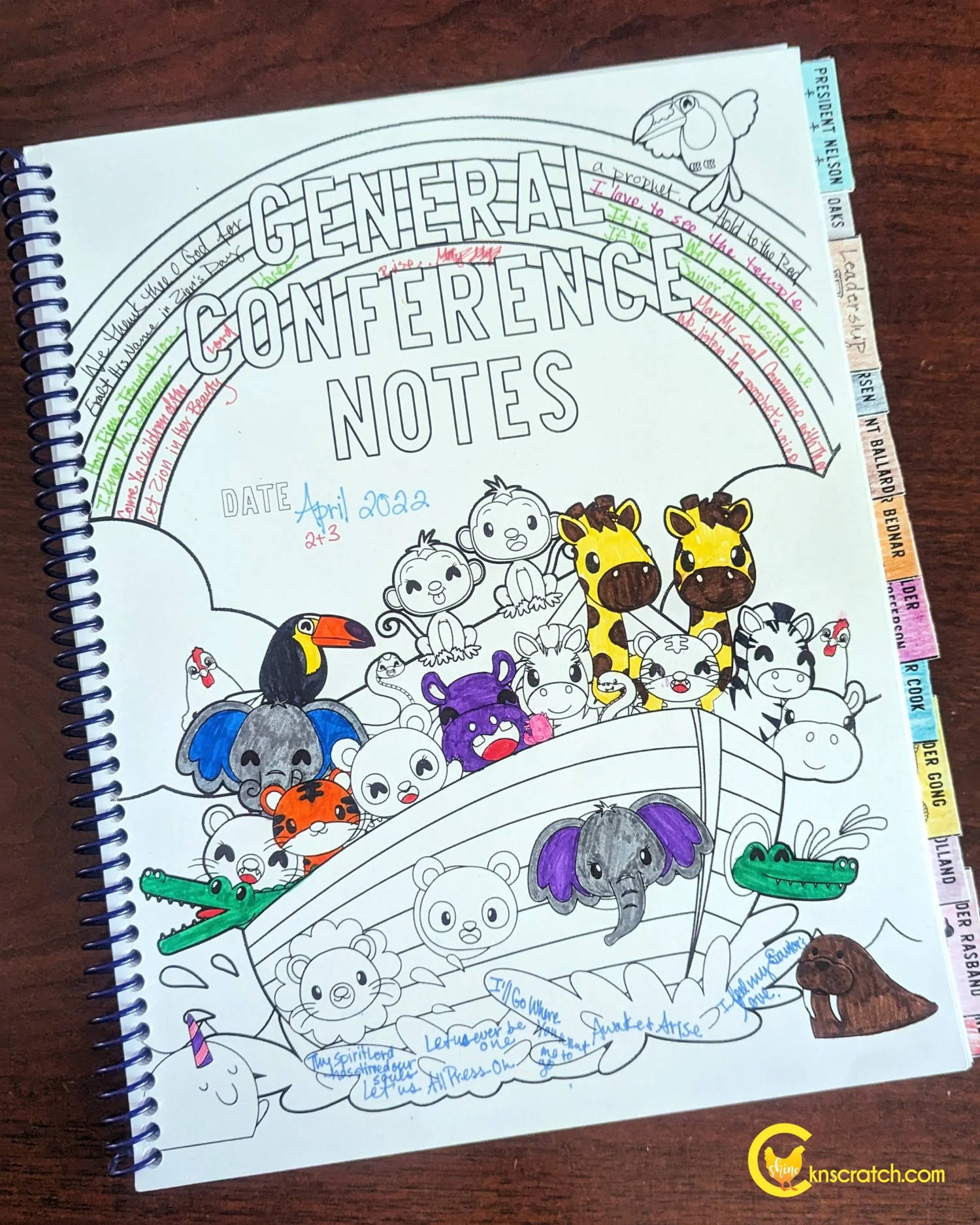 Vibrant General Conference Notebooks (Ships to You) — Chicken Scratch N ...