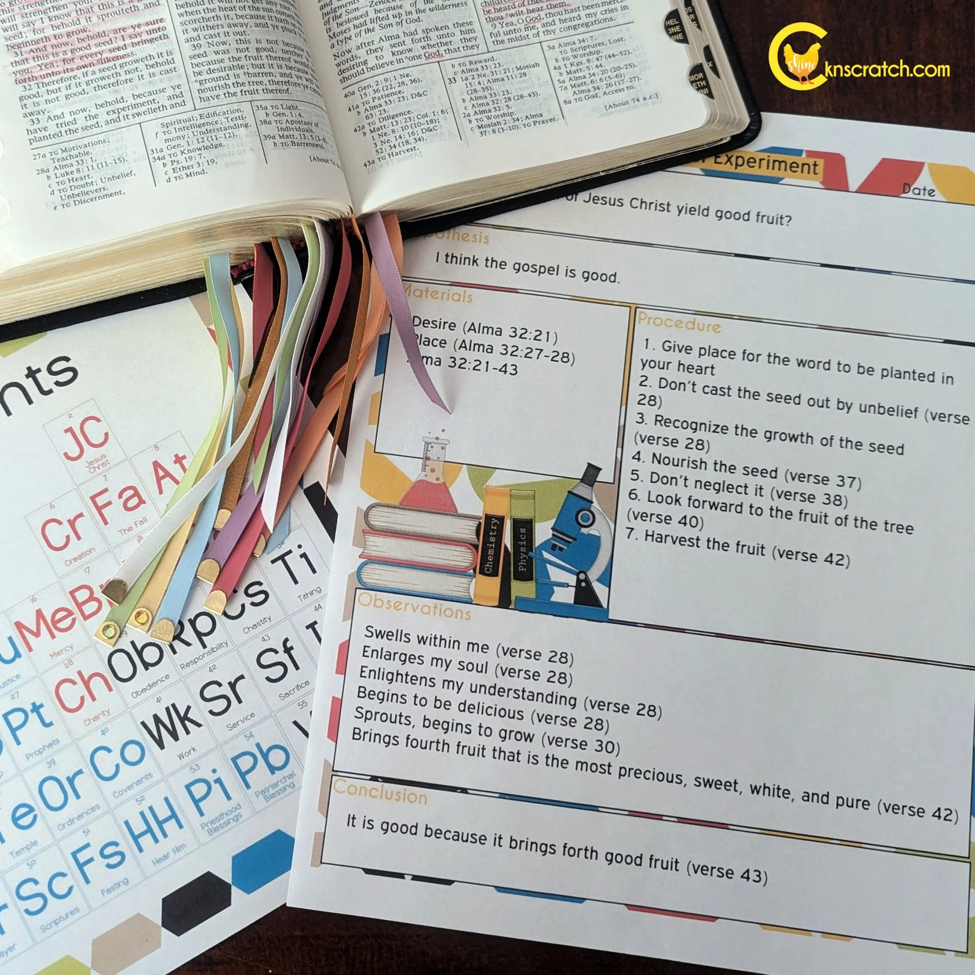 Baptism Coloring Poster (Print & Ship) — Chicken Scratch N Sniff