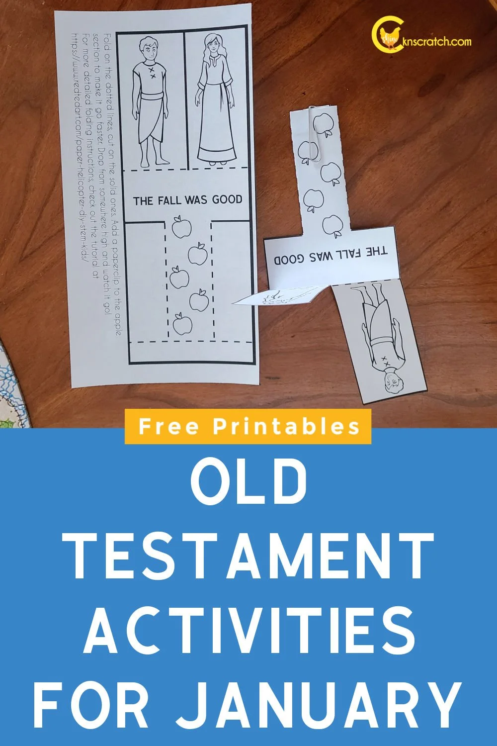 Old Testament Activity Pages for Janaury 2026 — Chicken Scratch N Sniff