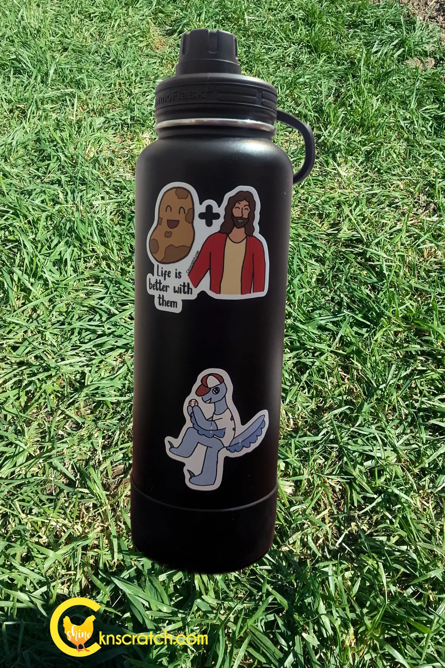 Faith to Move Mountains Sticker (Ships to You) — Chicken Scratch N Sniff