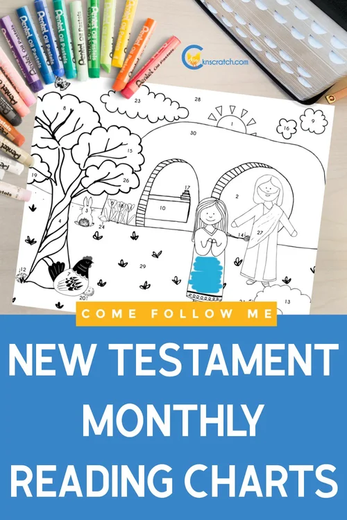 Monthly Reading Charts for the New Testament — Chicken Scratch N Sniff