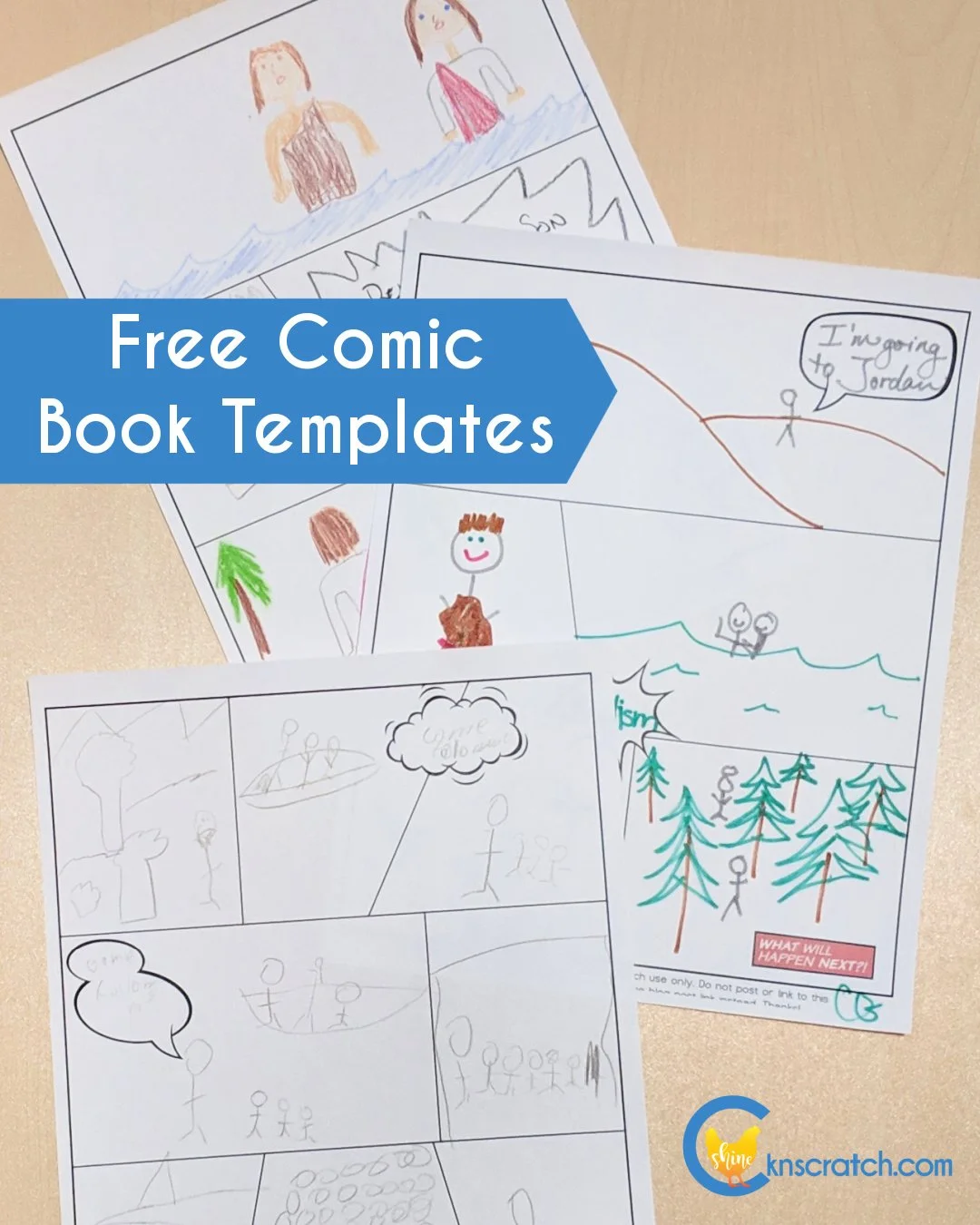 Comic Book Templates to Encourage Scripture Study — Chicken Scratch N Sniff