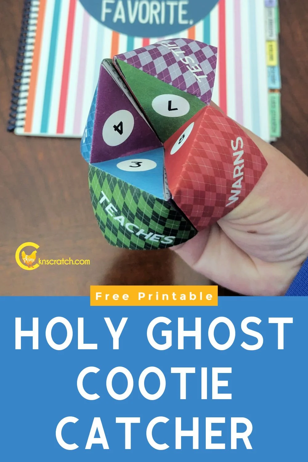 Holy Ghost Cootie Catcher — Chicken Scratch N Sniff
