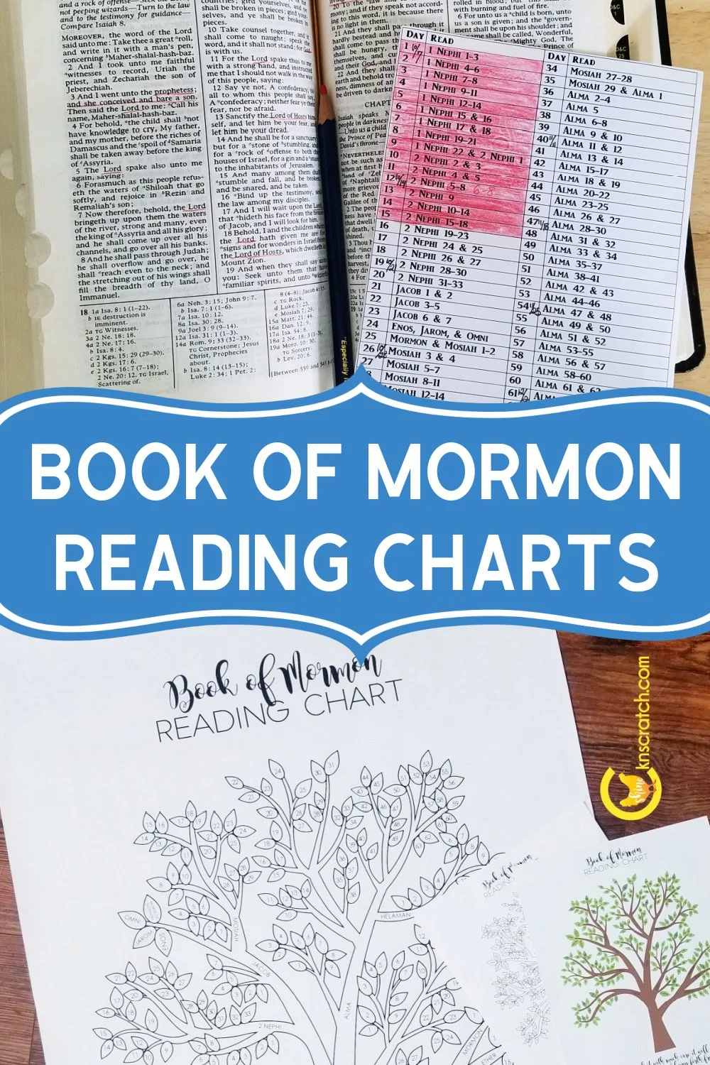 Book of Mormon Reading Charts — Chicken Scratch N Sniff